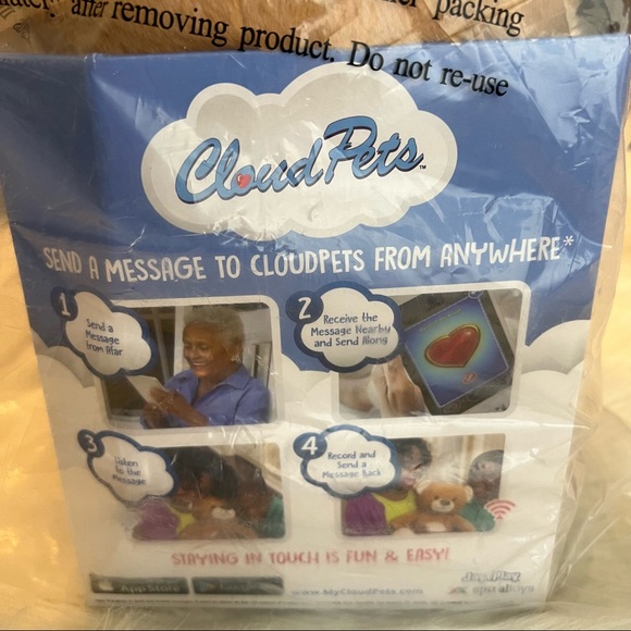 Cloud Pets | Toys | Cloud Pet Puppy Dog Plush As Seen On Tv New Never Used | Poshmark